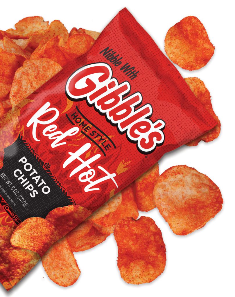 Red Hot Home Style Potato Chips - Gibble's Snacks